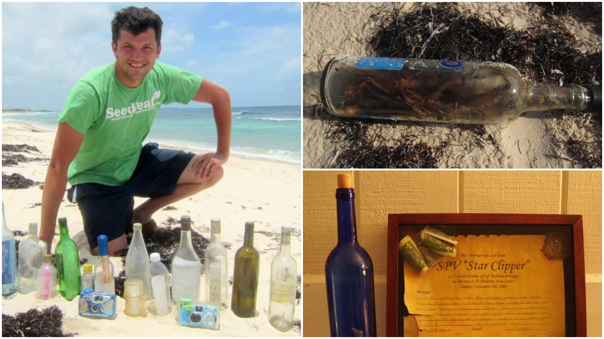 Clint Buffington de Utah ha encontrado más de 100 botellas con mensajes ...