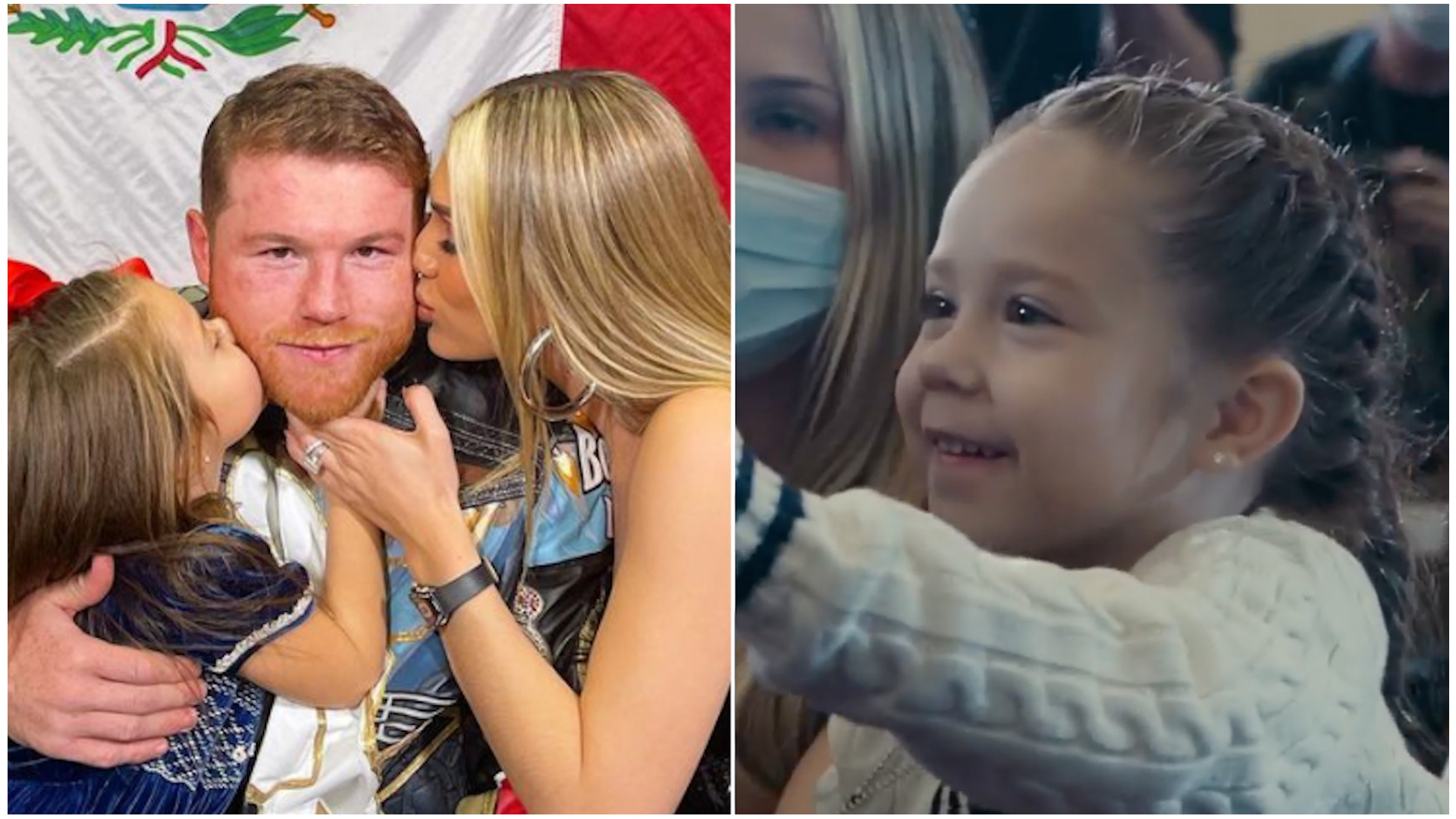 Canelo protagonizó un momento de 'telenovela' junto a su pequeña hija ...