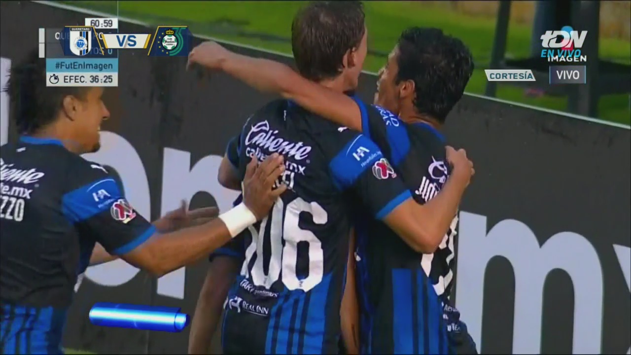 Gol Daniel Villalva (Querétaro 2-0 Santos) | Deportes Más Deportes ...