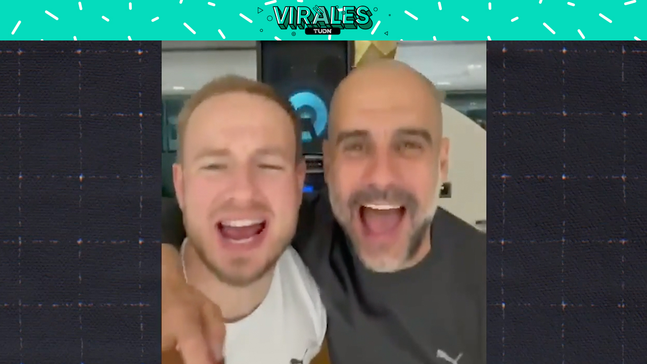 Con Oasis de fondo y puro en mano, así celebró Pep Guardiola el título ...