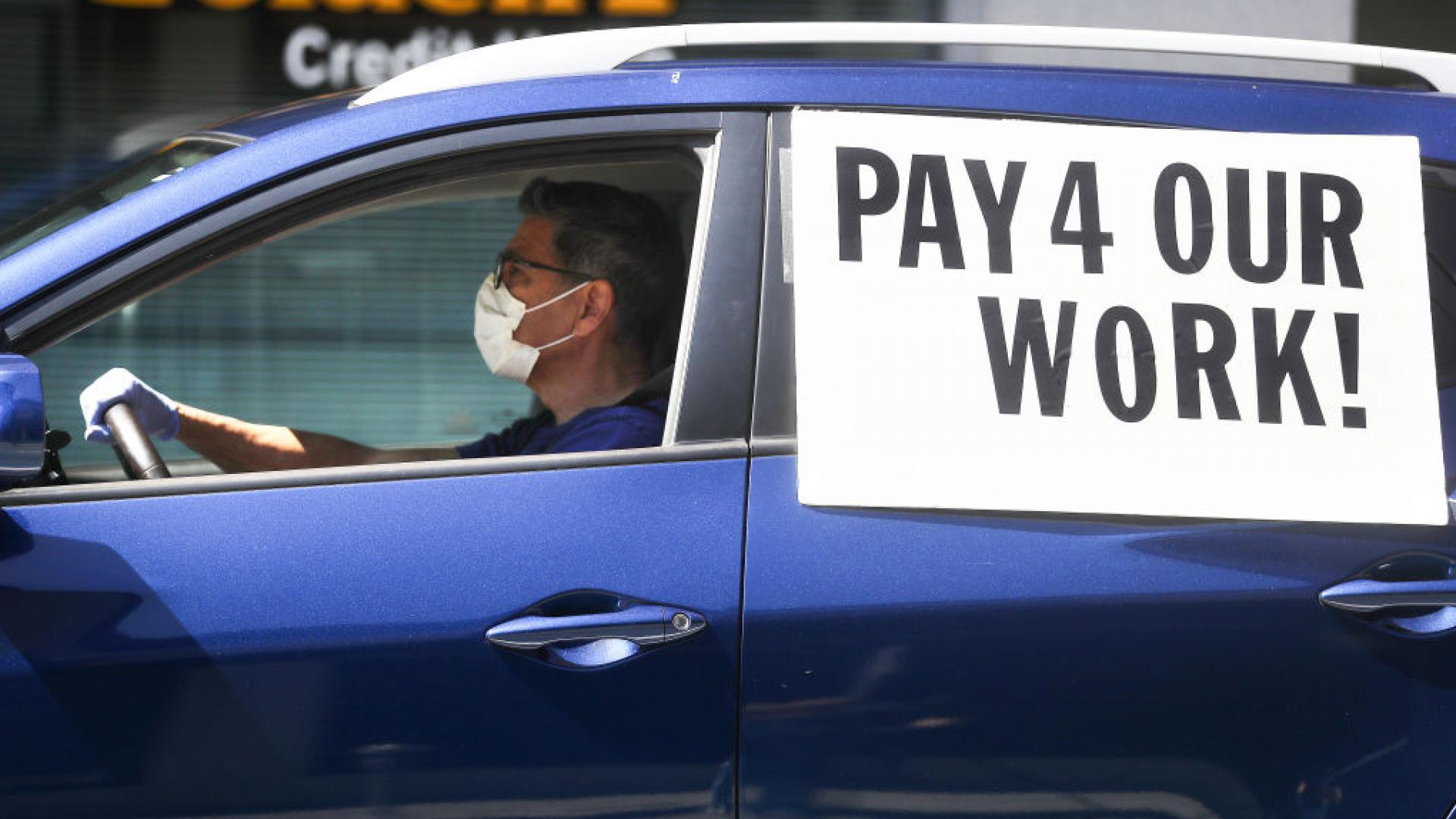 Conductores de Uber en Nueva York llevan a cabo protesta este jueves ...