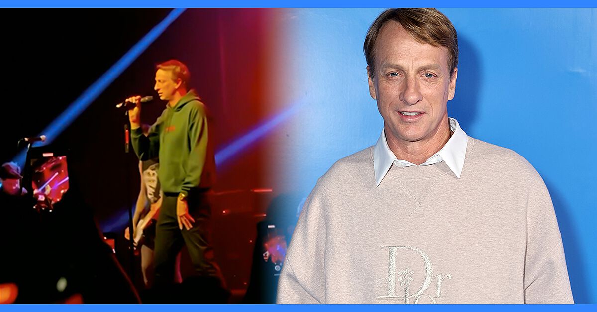 Tony Hawk se subió al escenario con una banda de punk y cantó con ellos ...