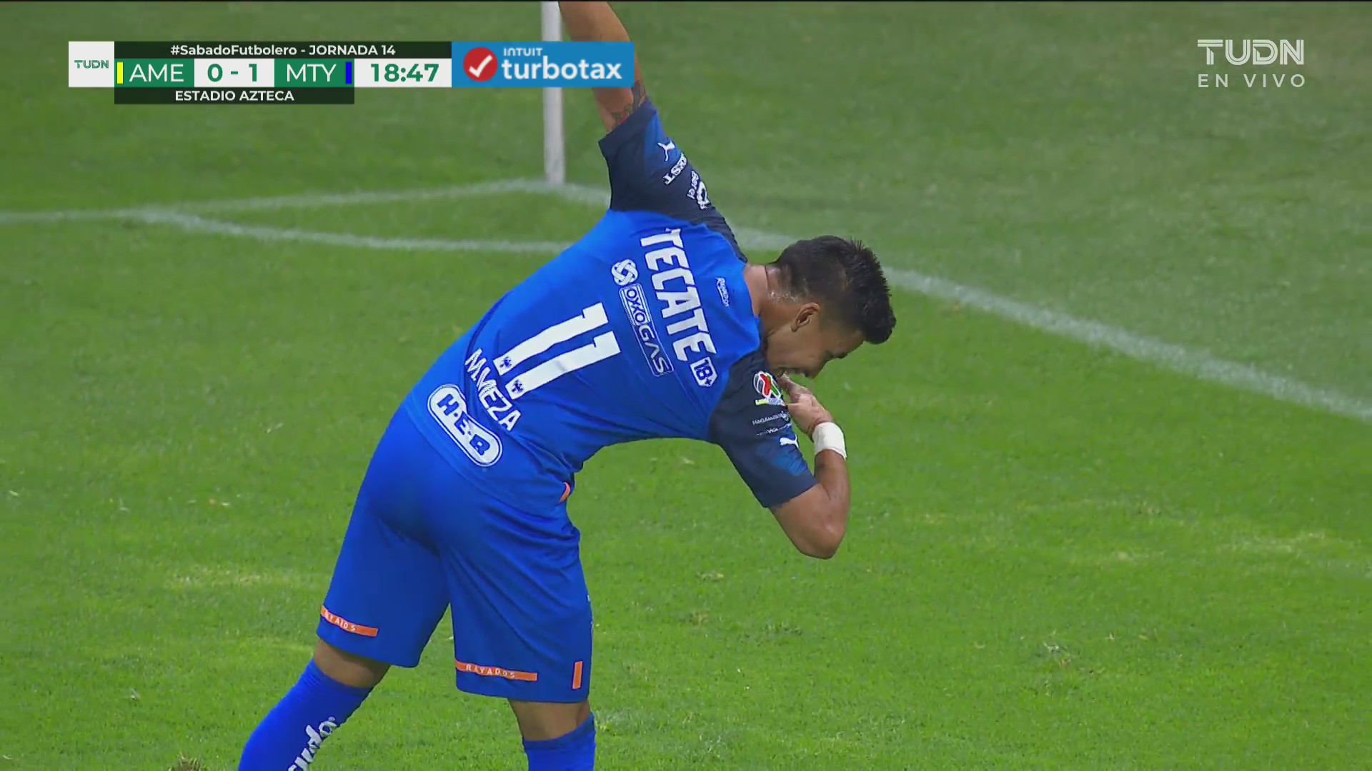 ¡Letal contragolpe! Rayados abre el marcador con gol de Maxi Meza ...