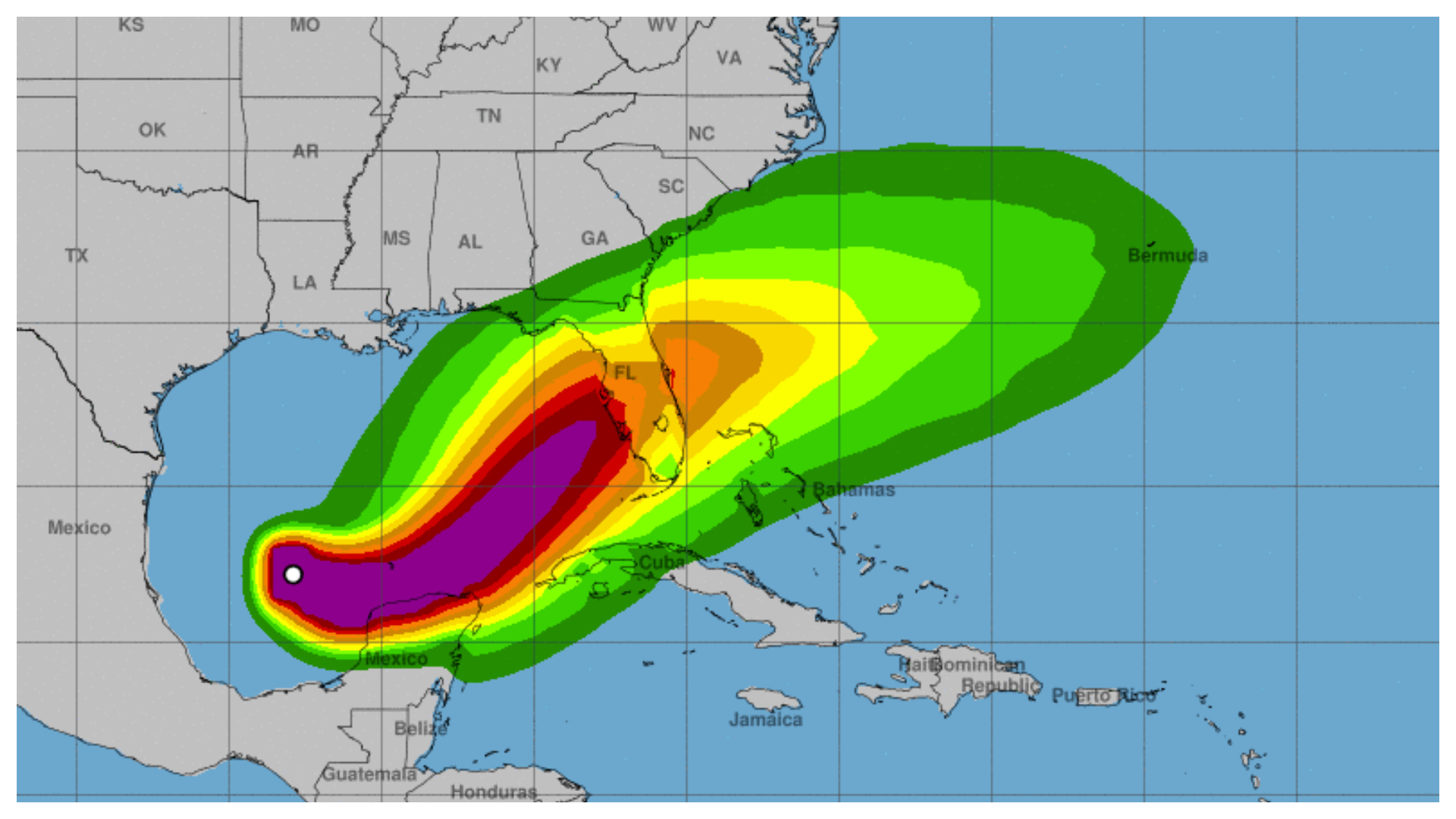 Milton se convierte en huracán categoría 4 con vientos de 150 mph: te contamos su trayectoria ...