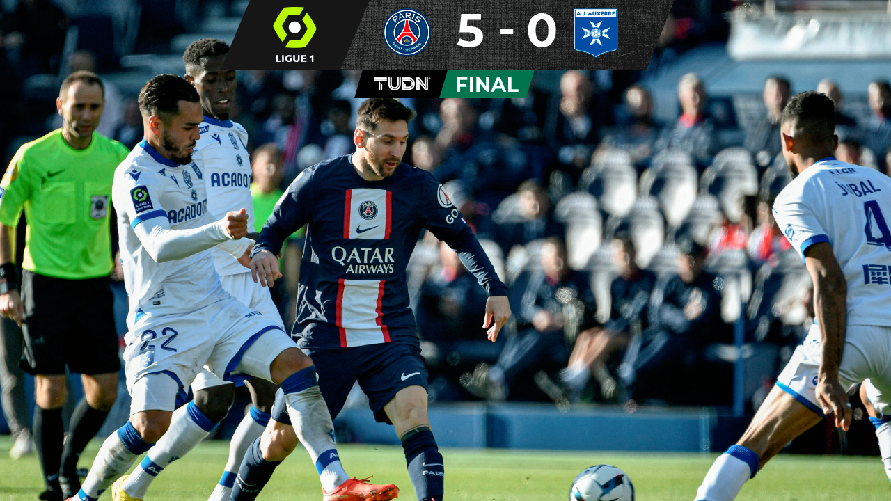 Goleada sin daño... PSG vapulea al Auxerre con asistencia de Messi ...