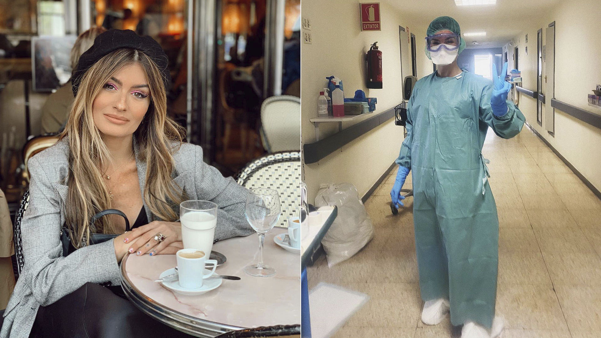 📸 Ángela Rozas: la modelo que volvió a ser enfermera ante la crisis del ...