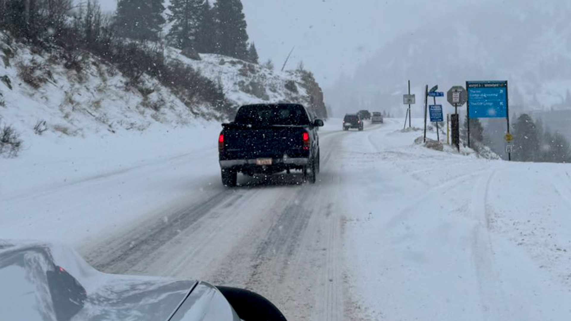 Postales invernales en Utah: precaución por los caminos nevados | Video ...