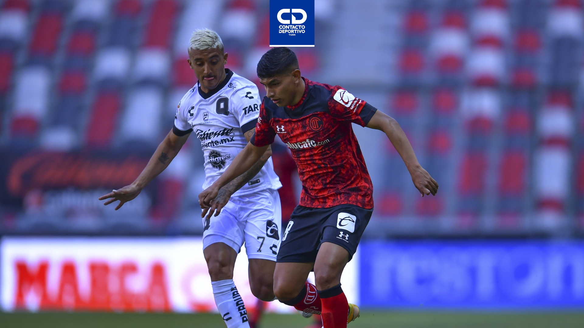 Kevin Castañeda resalta la entrega que hay en el Toluca | Deportes Liga ...