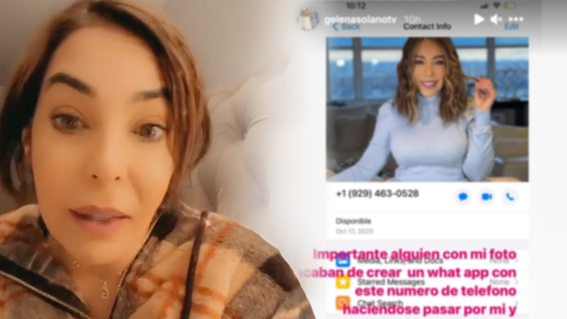 Si te llega un mensaje de Gelena Solano pidiéndote dinero, esto es lo que tienes que saber ...