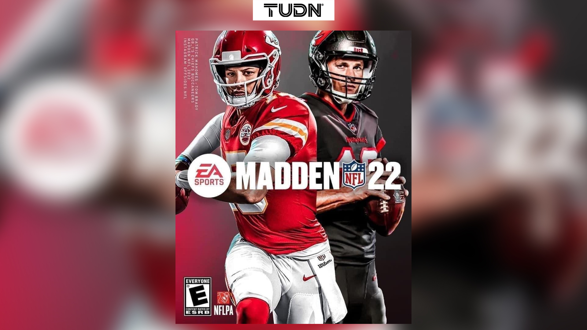 Tom Brady y Patrick Mahomes comparten portada en el Madden 22 ...