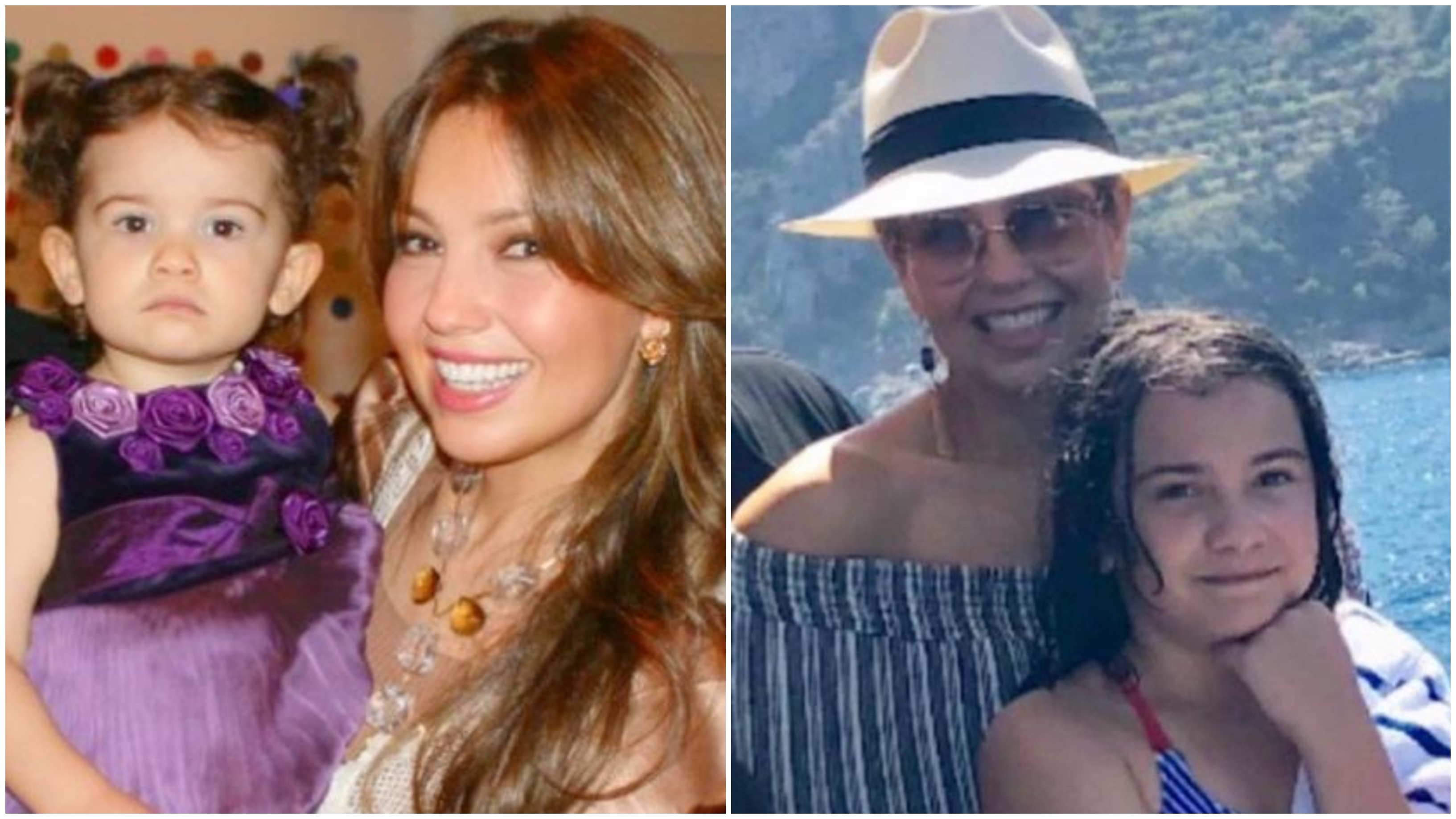 Thalia e a filha: Sabrina já é uma moça forte e bonita | Mulher ...