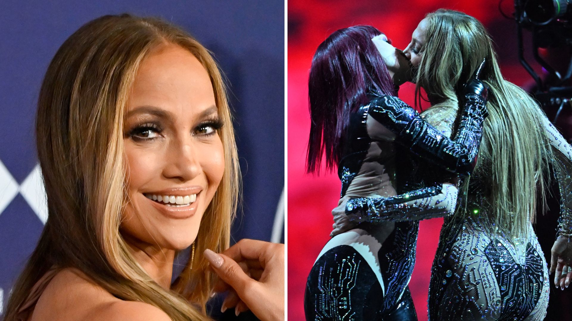 JLo AMAs 2025 outfits: muestra su ‘derriére’ tras polémicos besos en la boca con sus bailarines ...