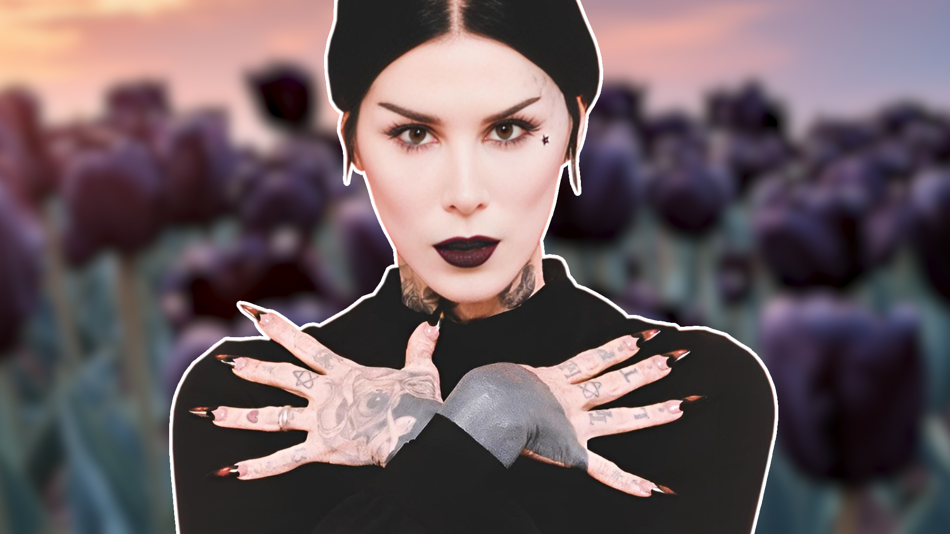 La peculiar mansión de Kat Von D tiene tulipanes negros y más detalles ...