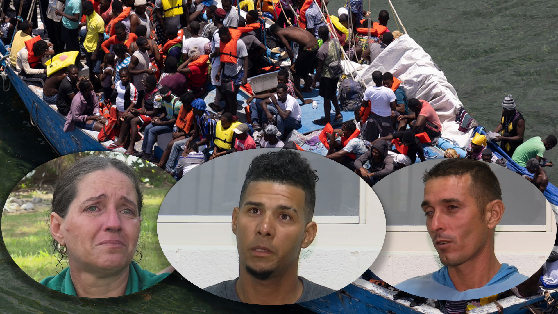 Cuando la llegada por tierra está abarrotada, miles de inmigrantes ...