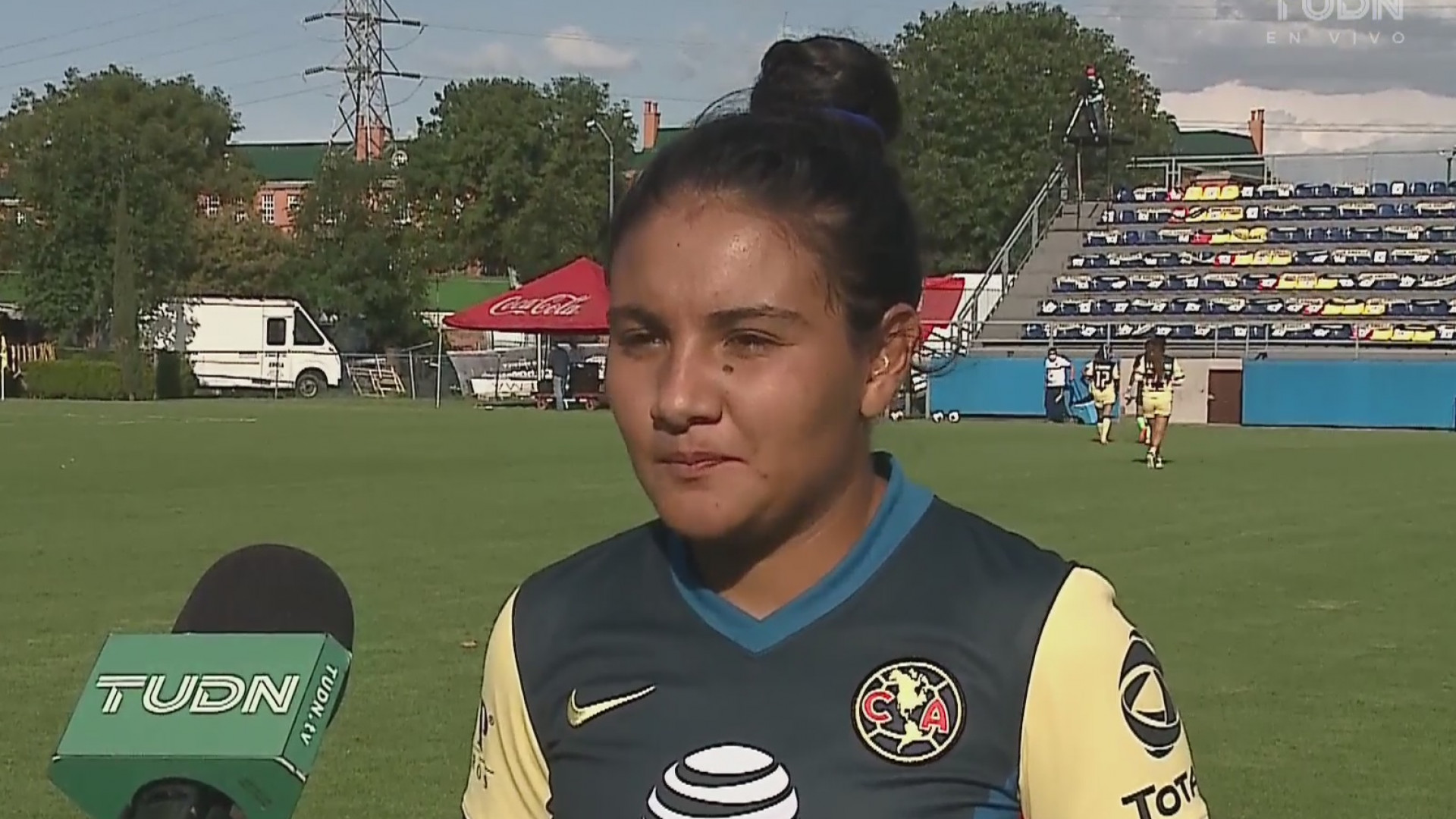 Betzy Cuevas, feliz por su primer triplete con América Femenil | TUDN ...