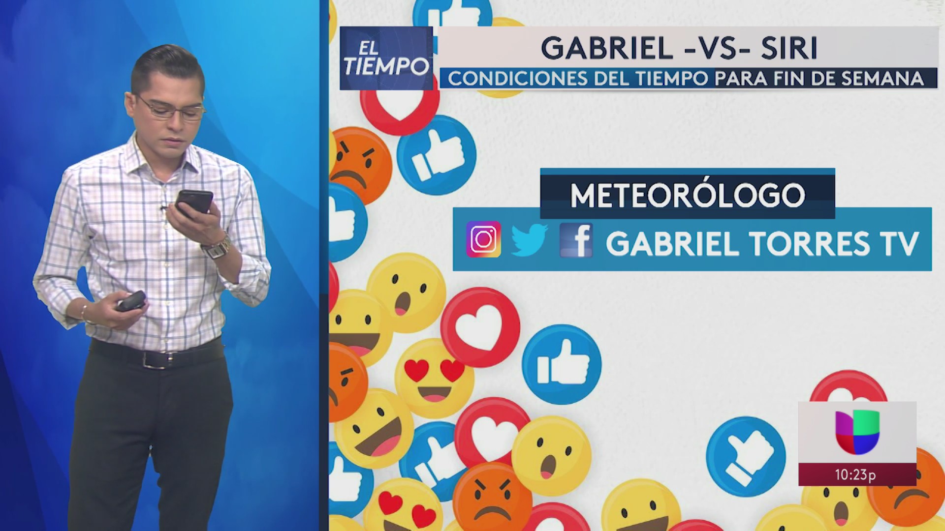 Siri no sabe cómo va a estar las condiciones si quieres viajar por Texas, pero Gabriel Torres sí ...