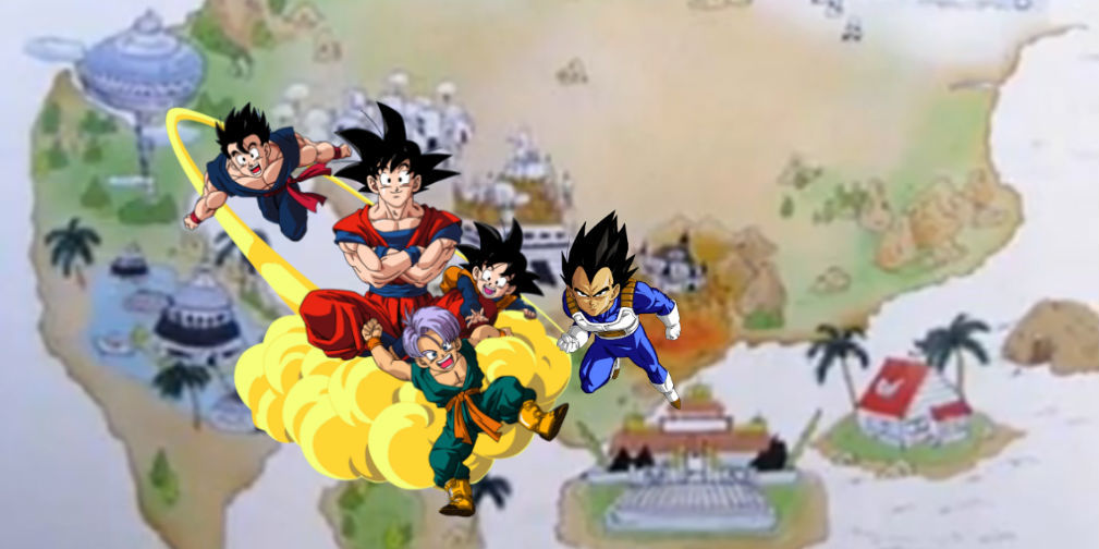 Mapamundi de 'Dragon Ball' | Canal 5 Home Noticias | Canal5