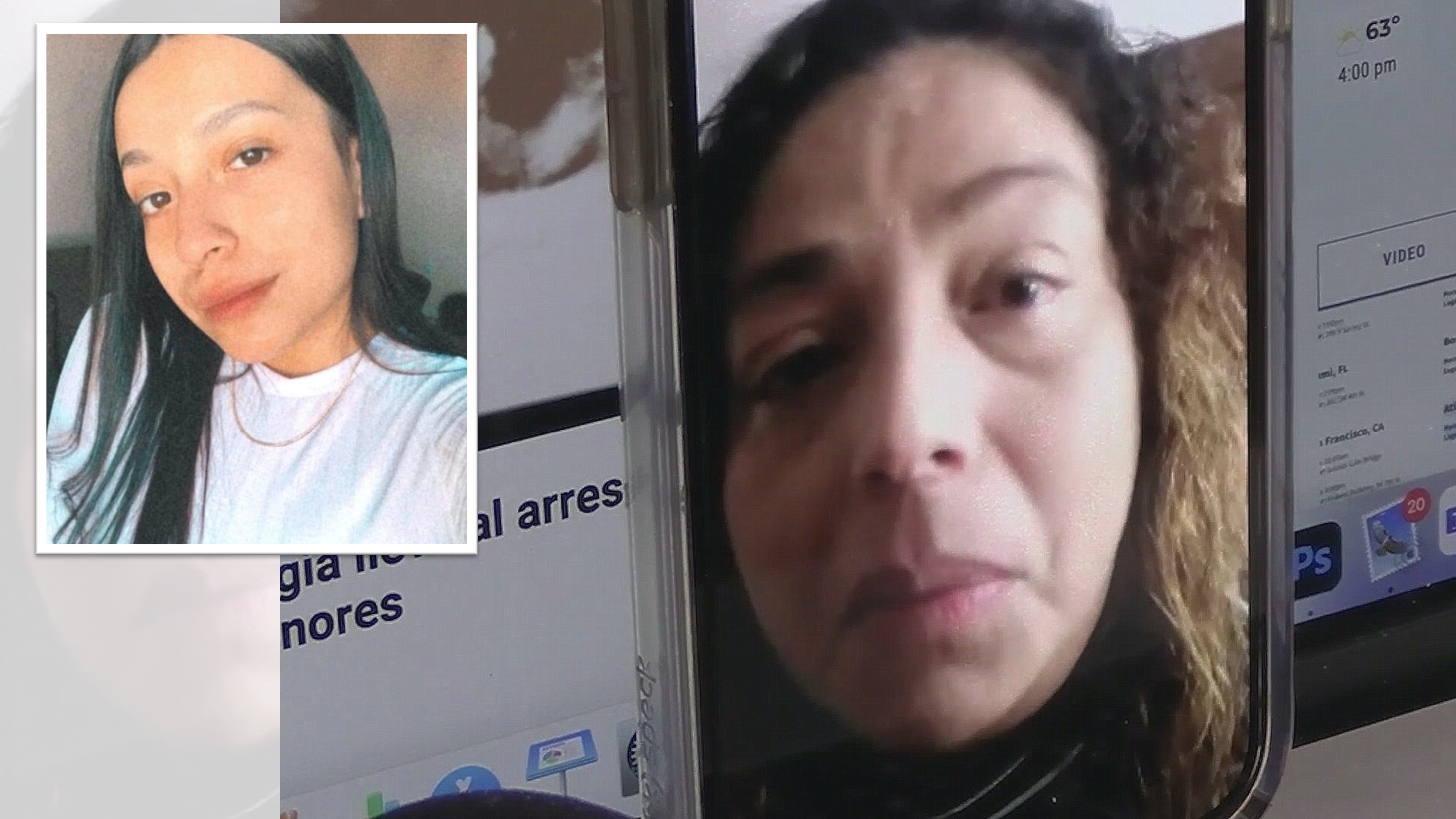 Elizabeth Robledo, la madre de Ashley Acosta, espera que los restos de ...