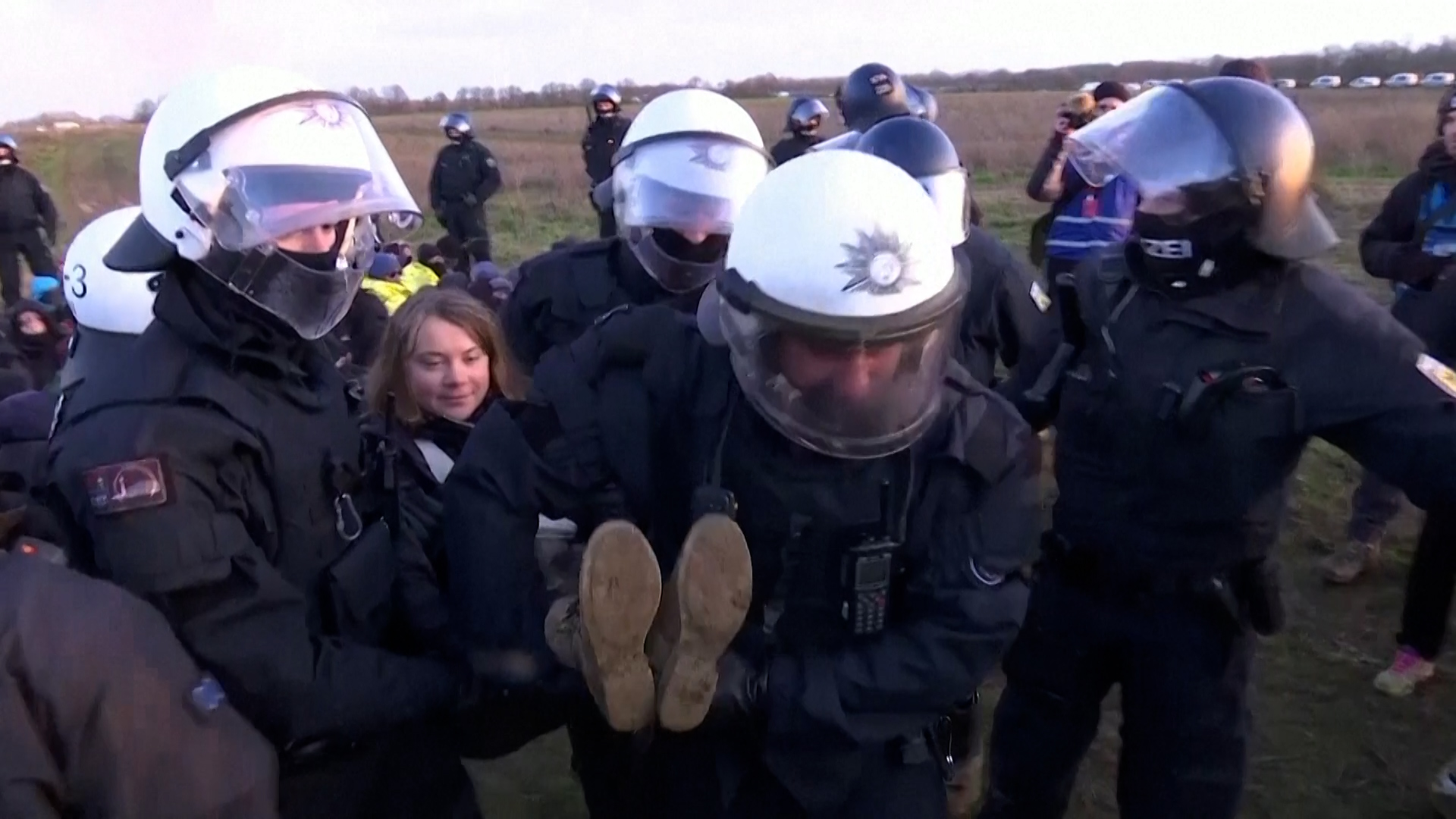 Greta Thunberg fue arrestada durante una protesta contra una mina de ...