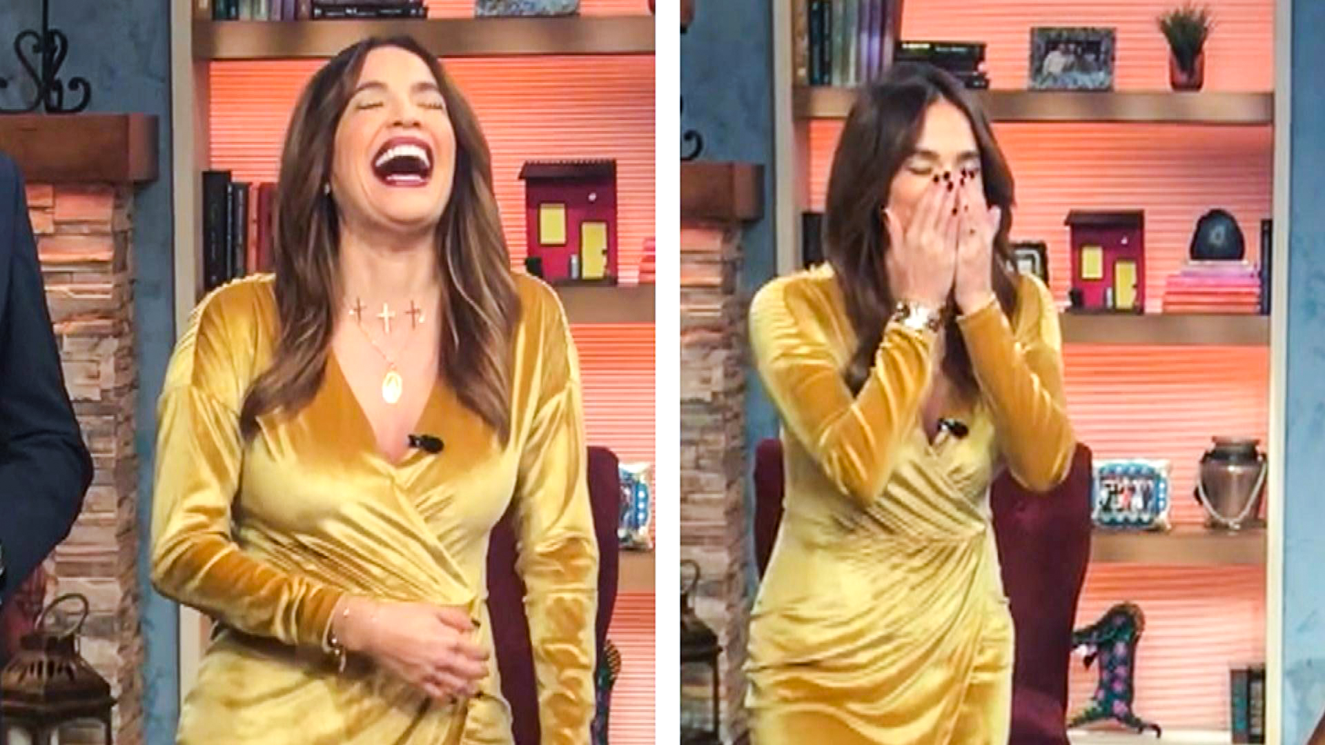 Llorando de la risa: Karla no podía hacer una grabación por el ataque ...