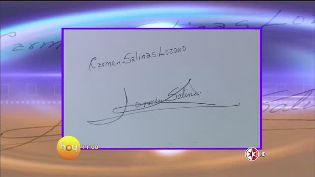 Grafóloga Marifer Centeno ´Entrevista a Carmen Salinas´ HOY | Shows Hoy ...