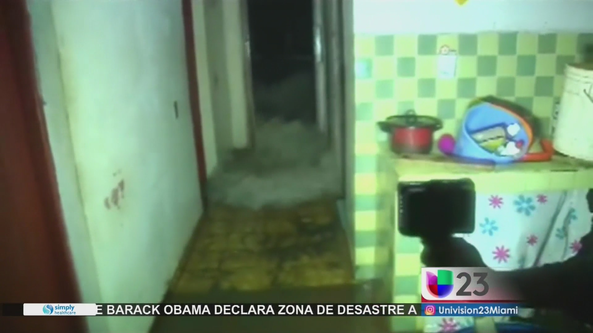 Graban el momento en el que llega el huracán Matthew a las costas de ...