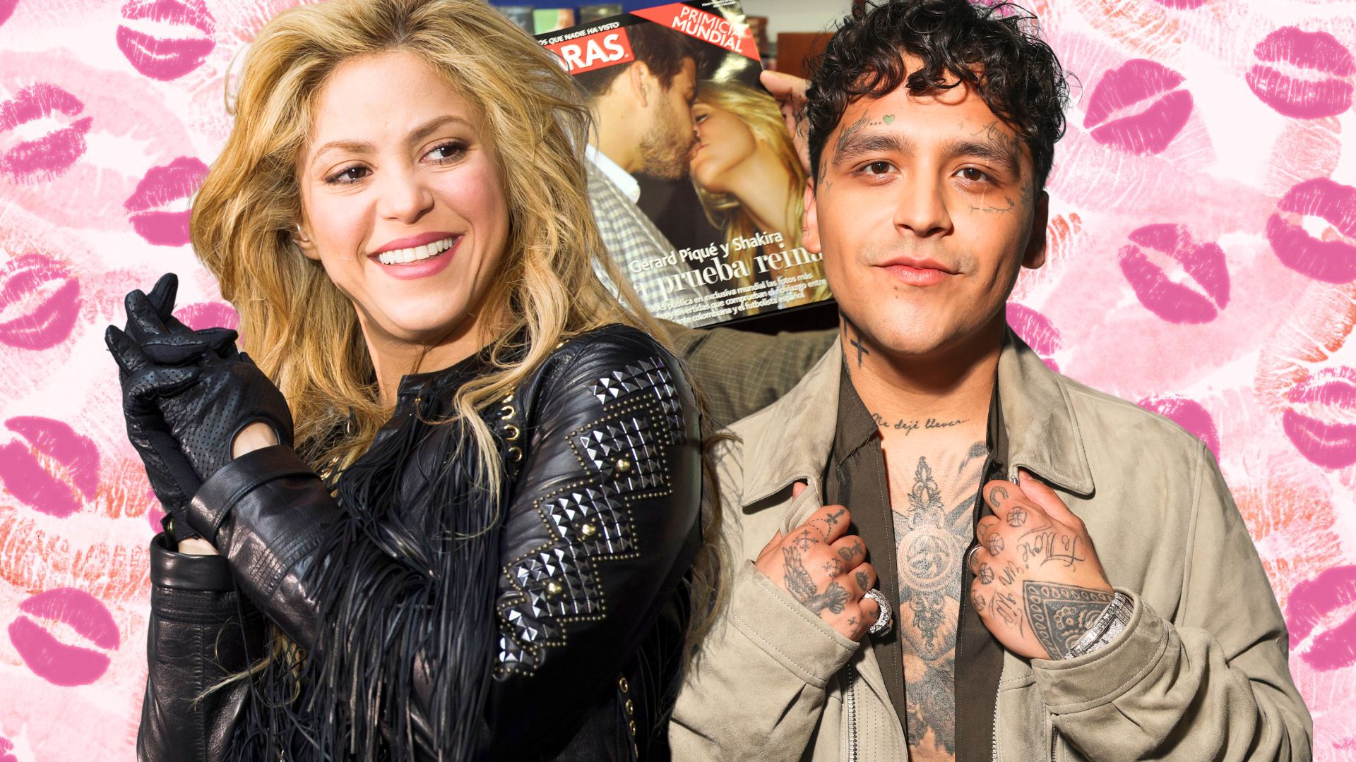 Shakira y Christian Nodal protagonistas de los besos más escandalosos de los últimos tiempos ...