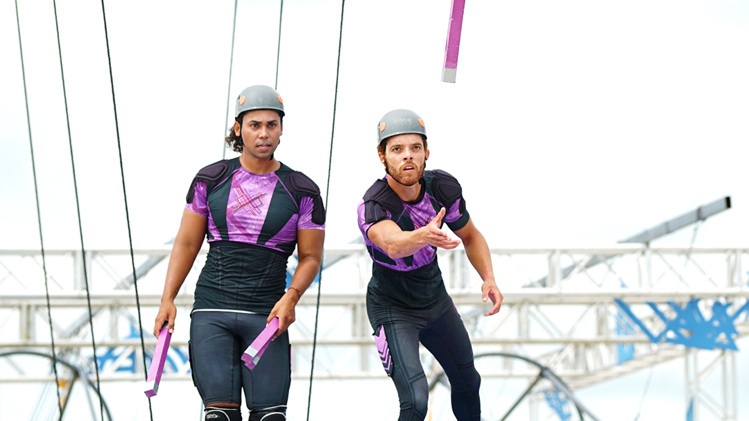 Jefferson y Fer Sagreeb los modelos de Reto 4 Elementos en fotos | Shows Reto 4 Elementos | Canal5