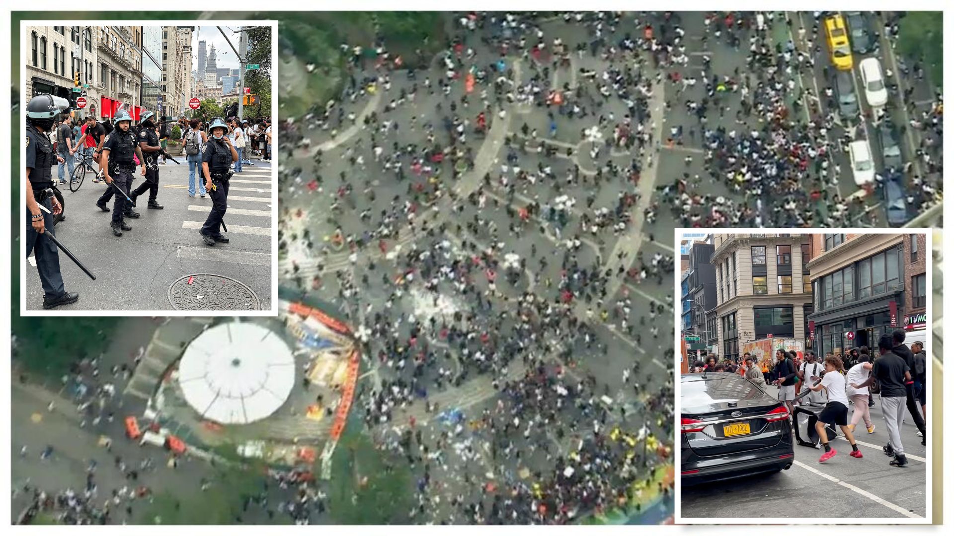 Union Square: caos por miles de fanáticos de popular Twitch streamer ...