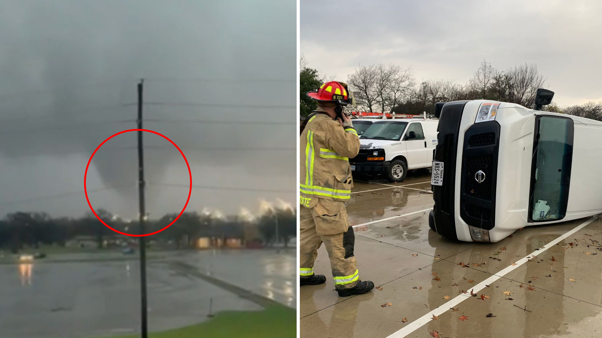 Videos de tornados en Texas: Daños en casas y comercios de Grapevine y ...