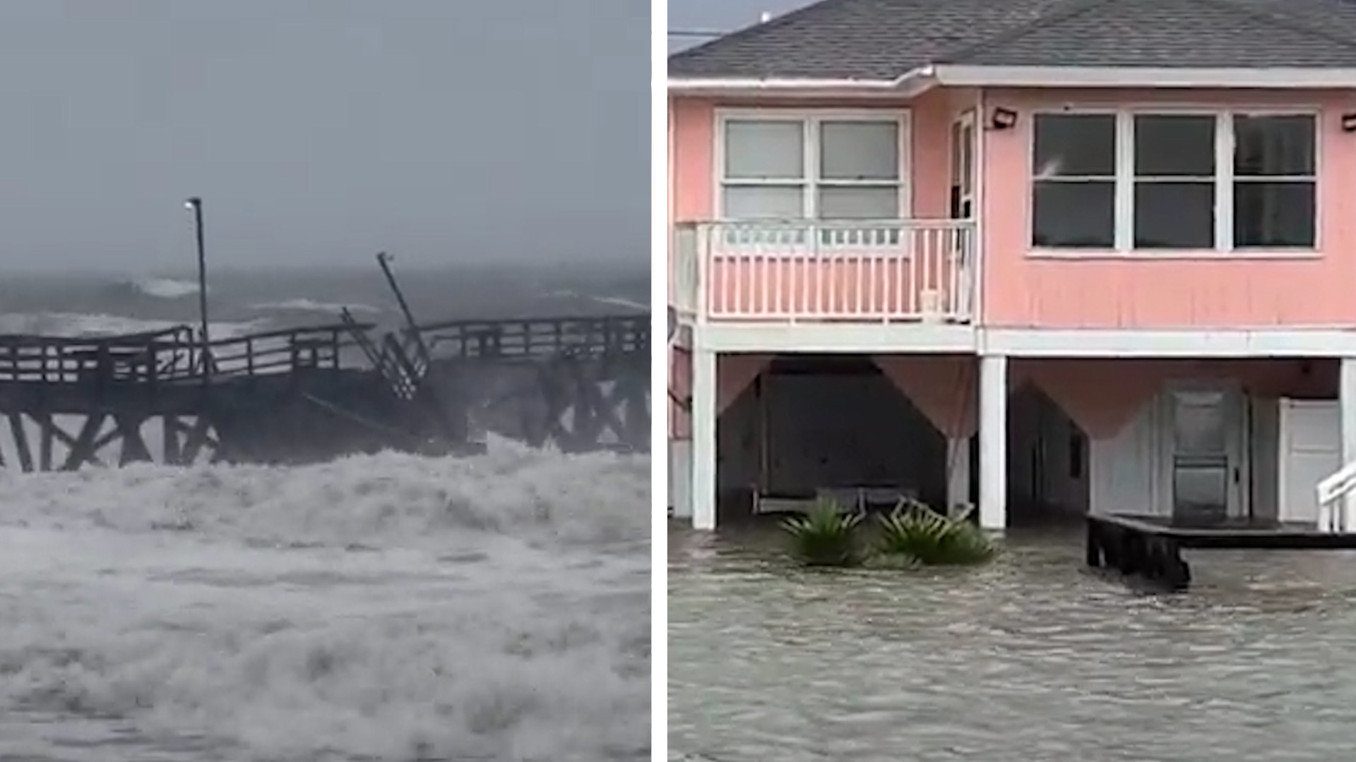 Ian deja inundaciones a su paso por Carolina del Sur | Video ...