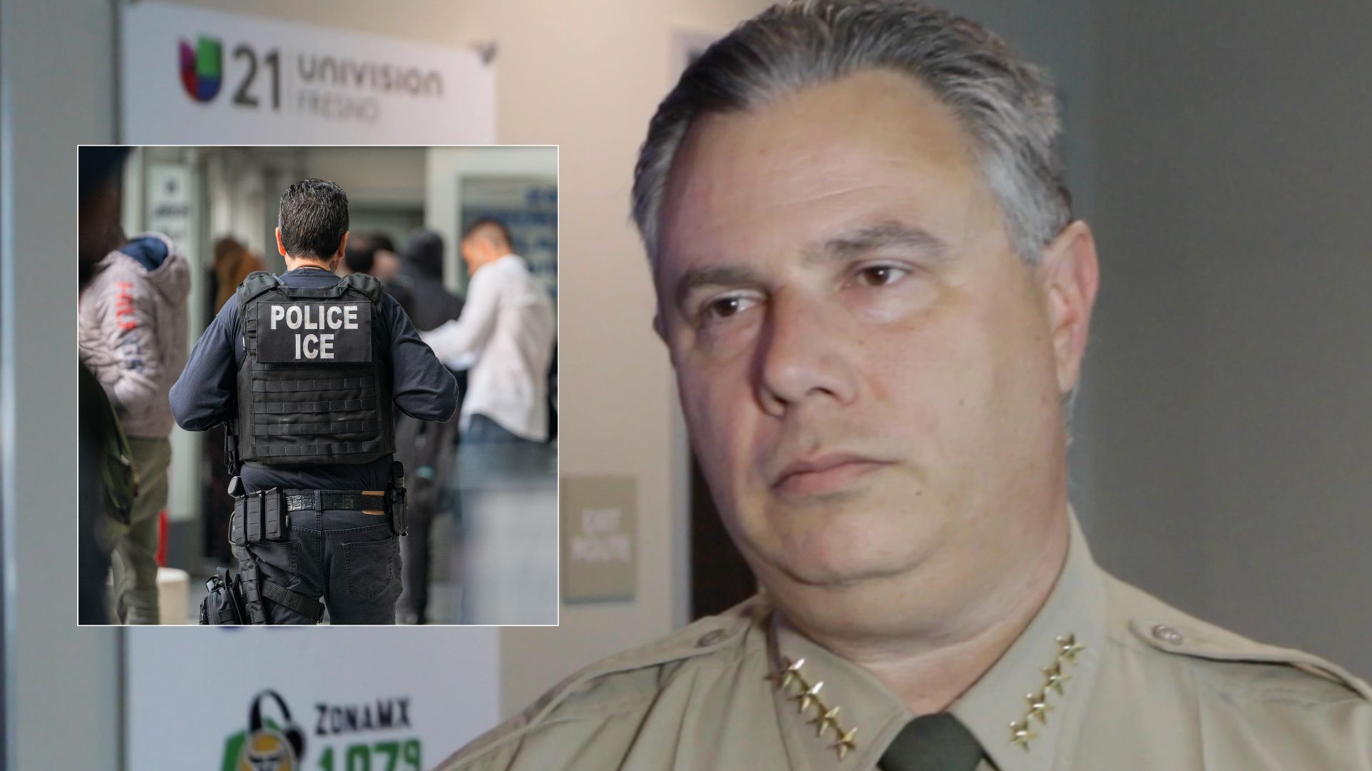 ICE y Patrulla Fronteriza: Sheriff de Fresno, John Zanoni, habla sobre ...