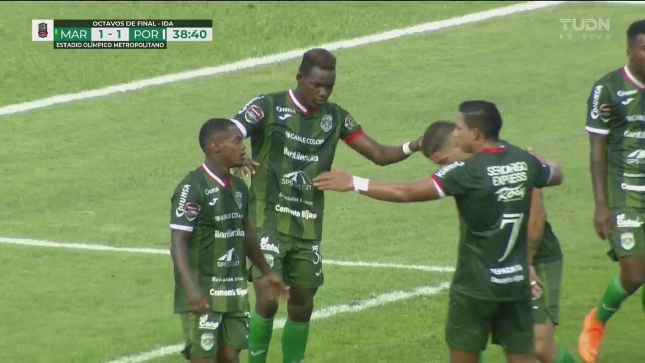 ¡Reacciona Marathón! Brayan Castillo pone el 1-1 sobre Portland | TUDN ...