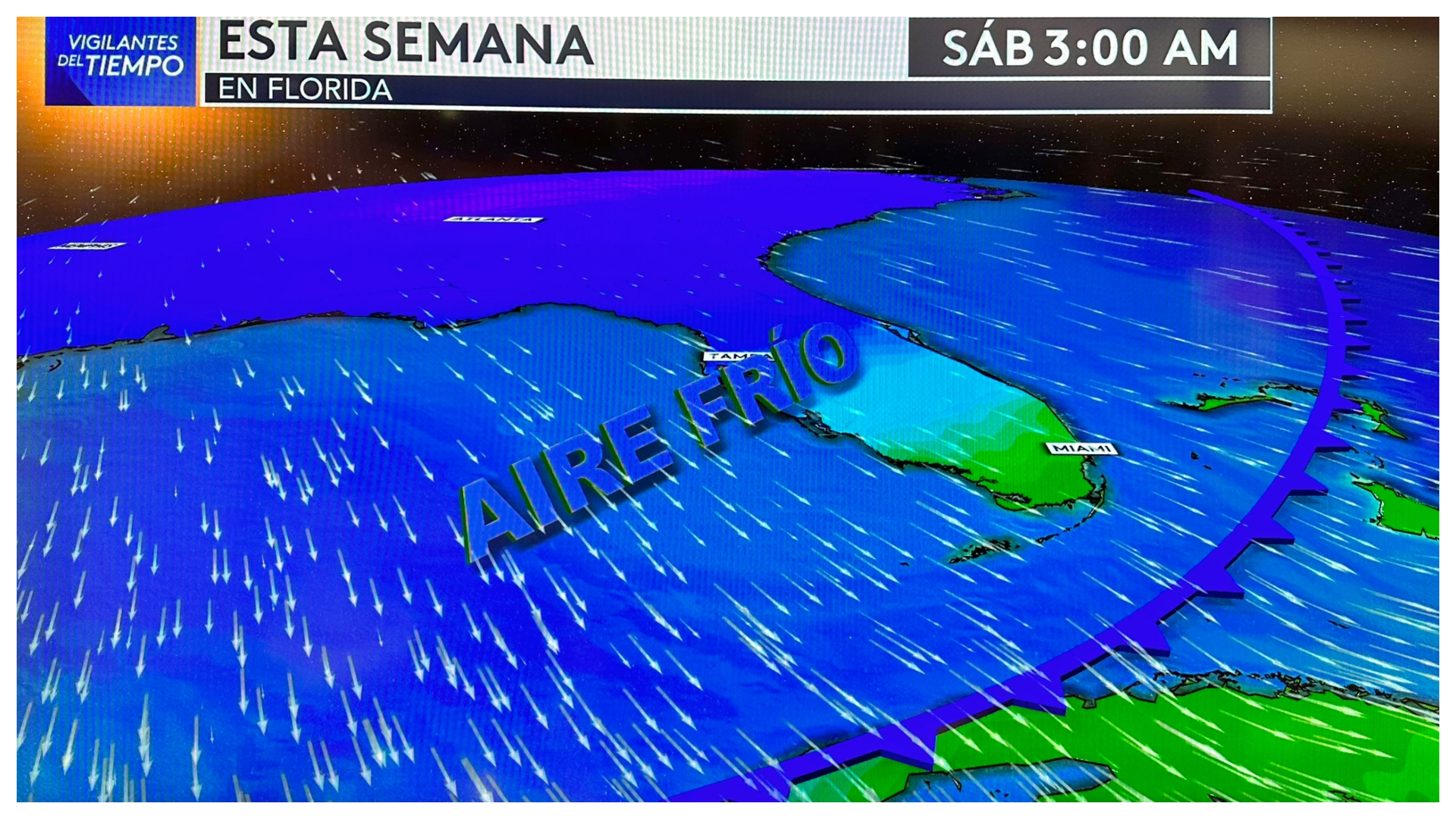 Un fuerte frente frío llega al sur de Florida durante este fin de ...