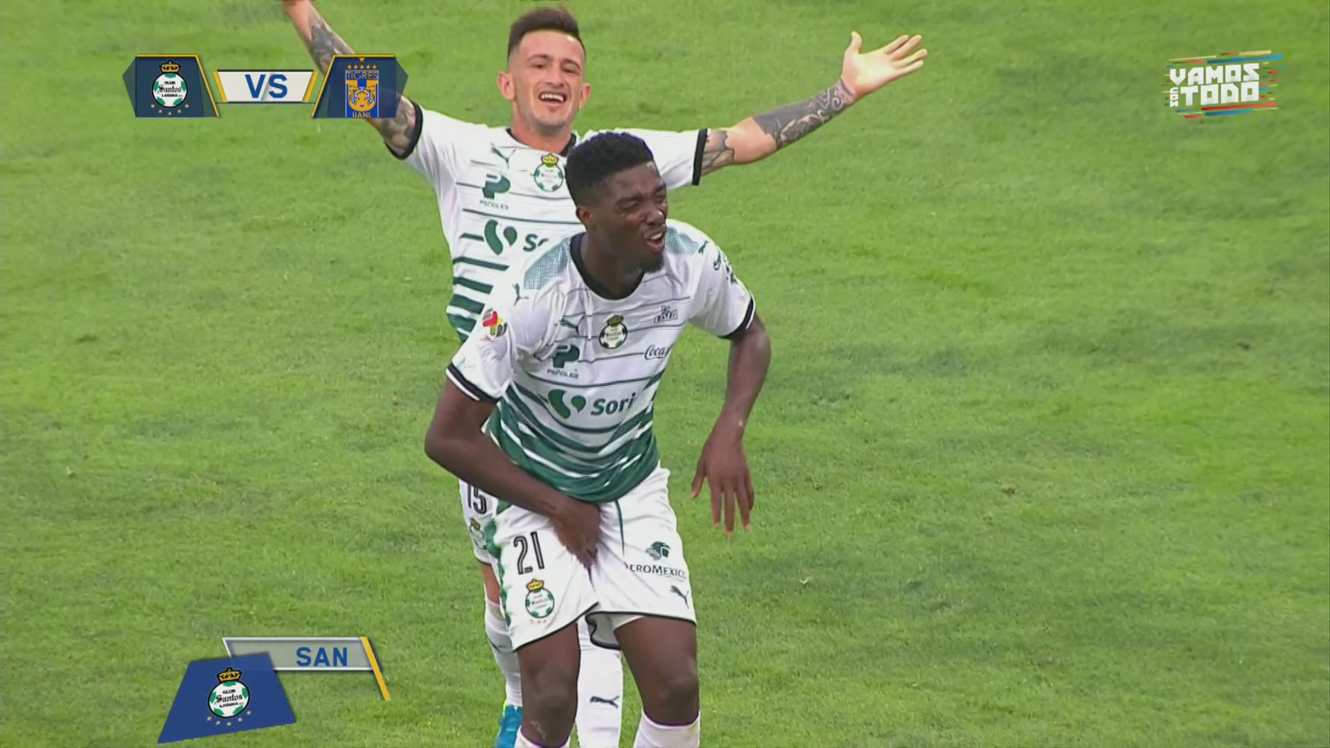 Gol Djaniny Tavares (Santos 2-0 Tigres) | Deportes Más Deportes | TUDN ...