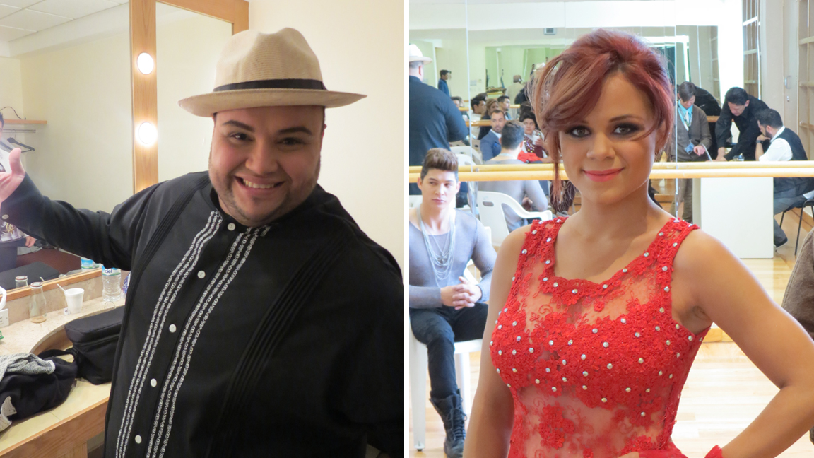 Ricardo y Ana Cristina nerviosos de cantar frente a Ricky Martin ...
