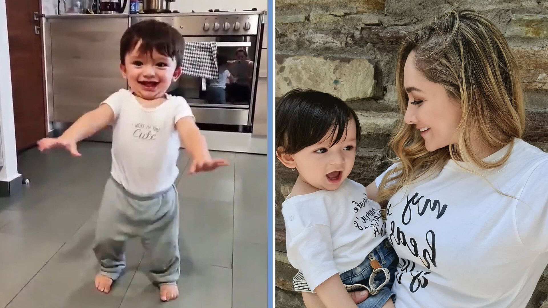 Hijo de Sherlyn ya camina solo y sorprende a su mamá con sus primeros ...