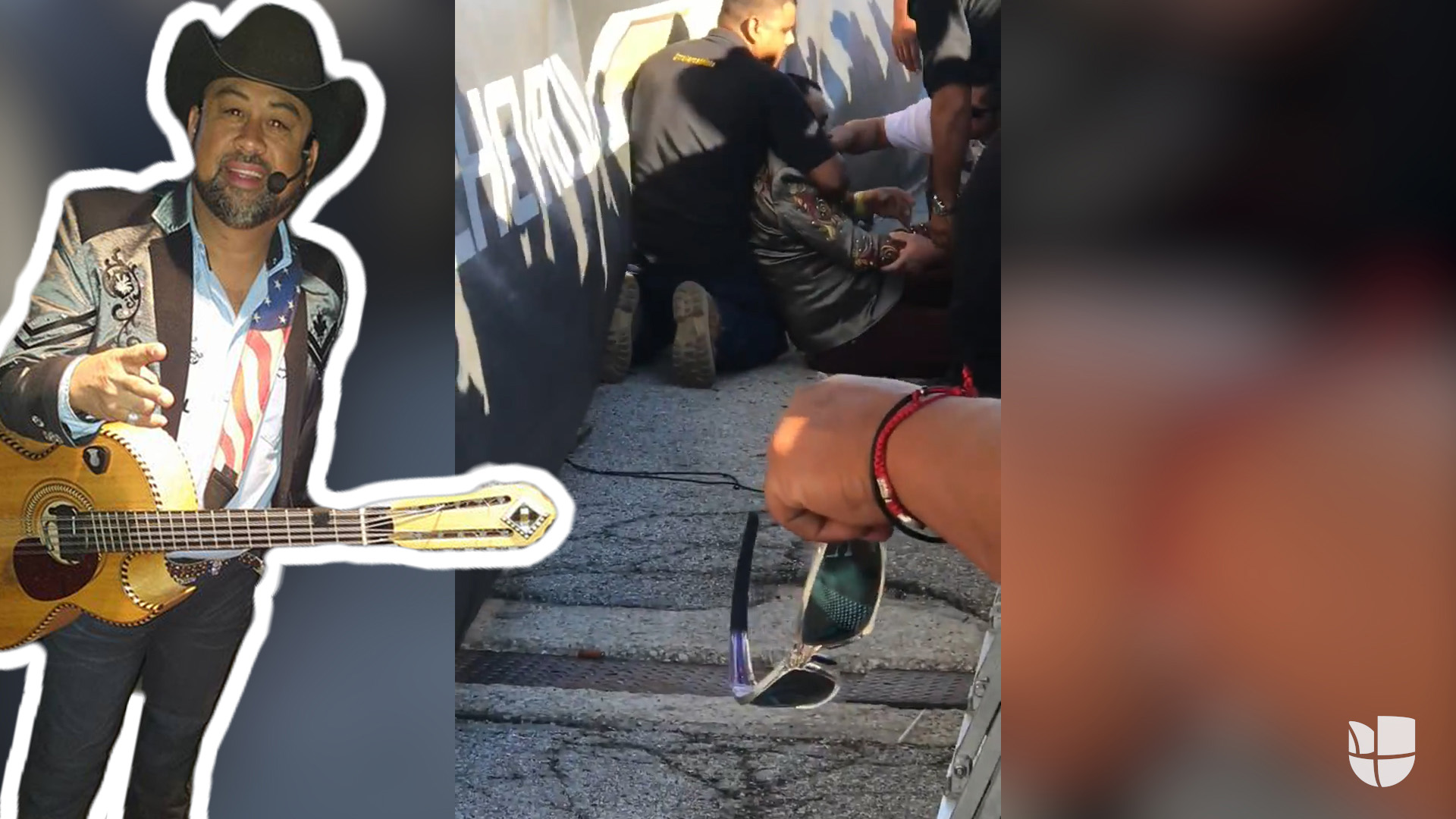 En video: Charlie López se cae durante presentación con Los Traileros ...