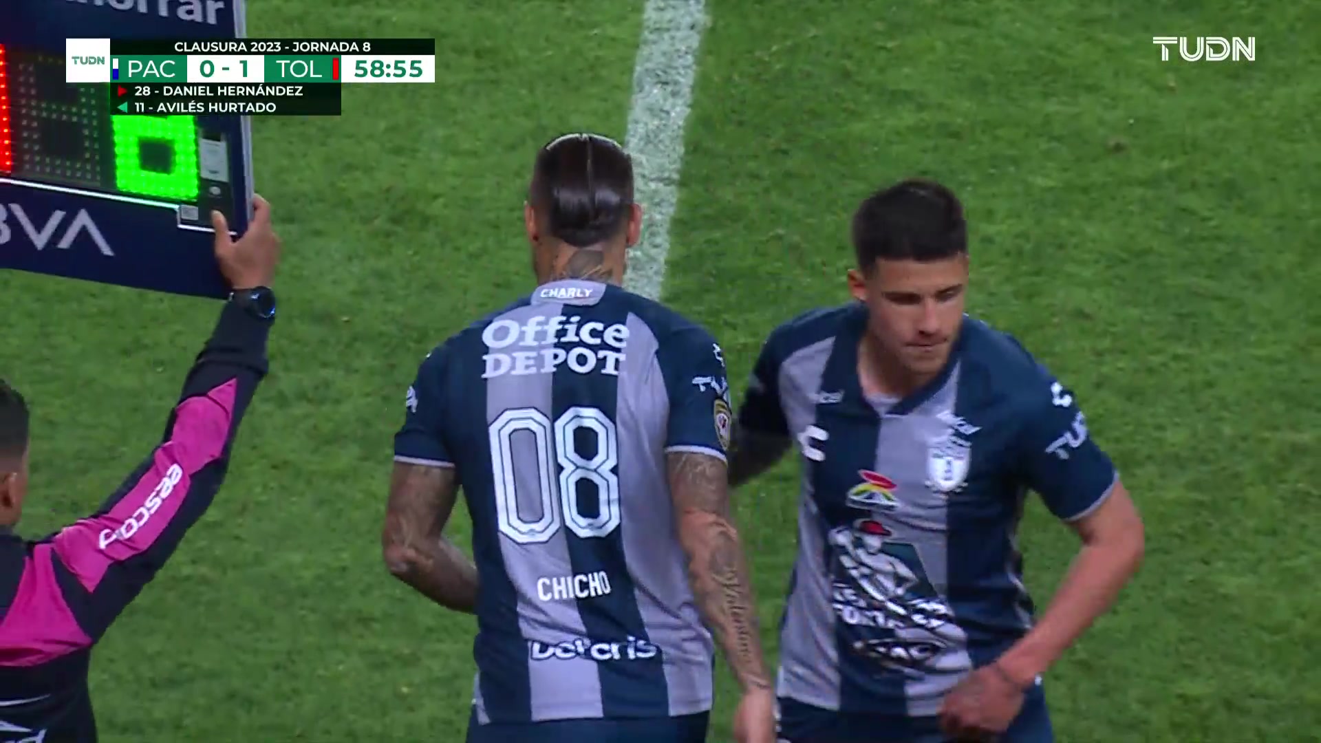 ¡Debuta con Tuzos! Arango hace su presentación como refuerzo de Pachuca | TUDN Liga MX | TUDN