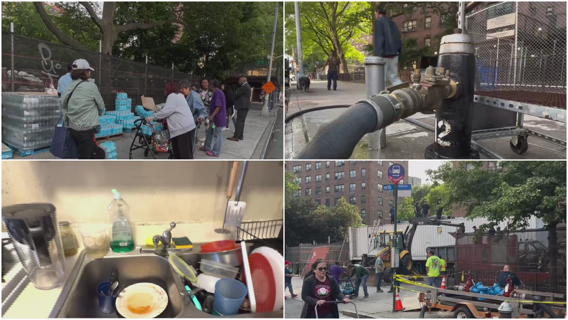 Problemas con servicio del agua en complejo de NYCHA en Manhattan ...