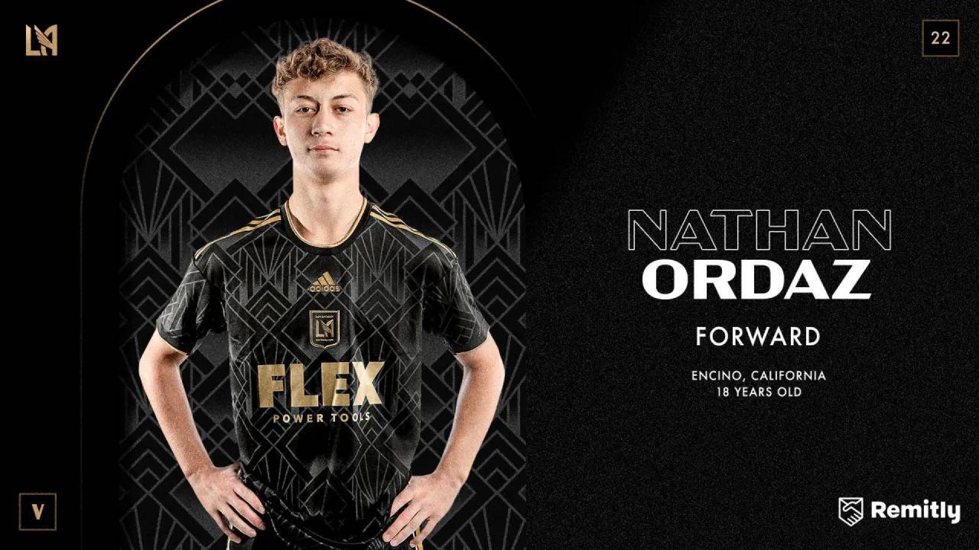 LAFC ficha a Nathan Ordaz de 18 años que es elegible para la Selección ...