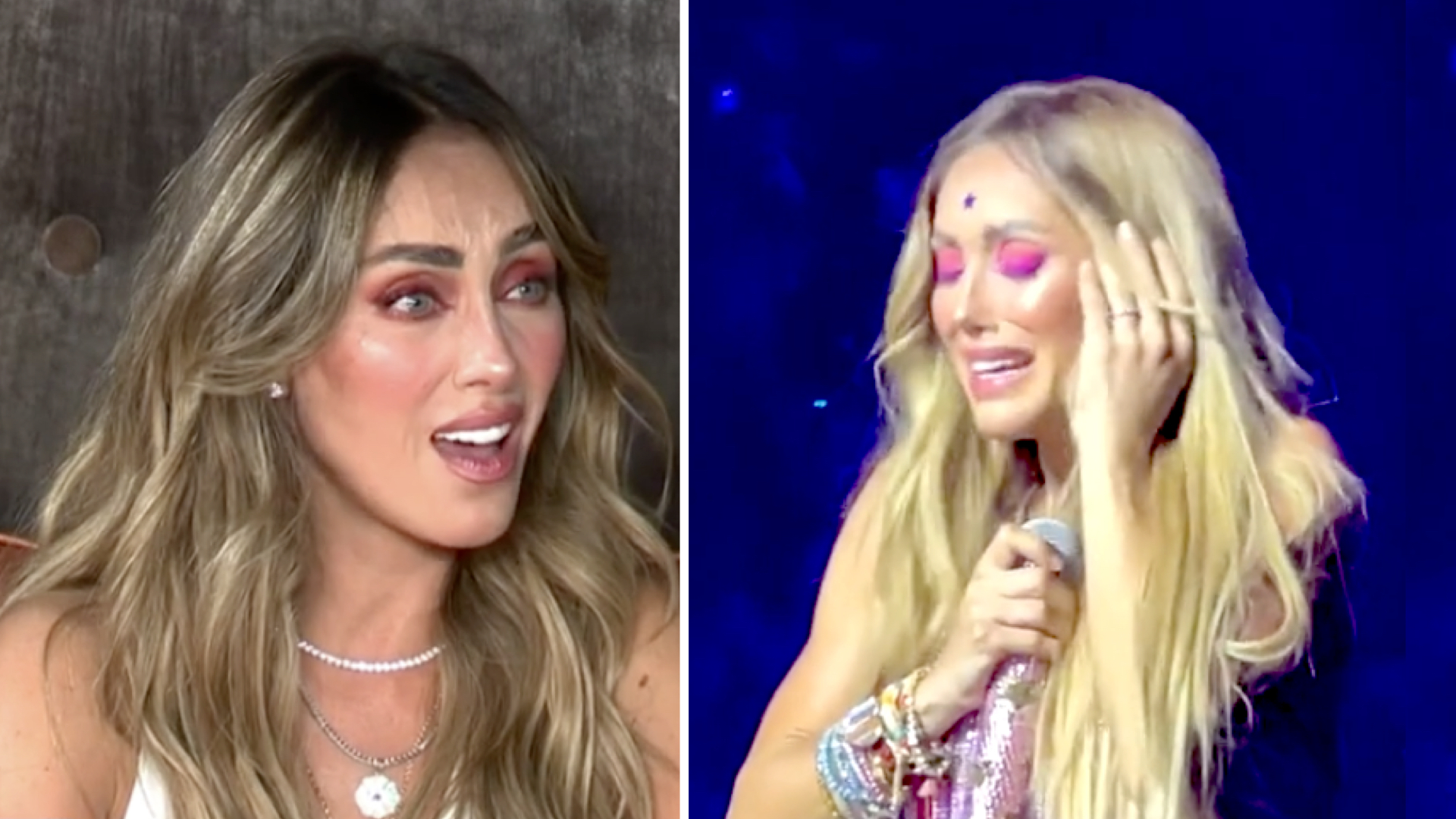 Anahí, de RBD, rompe en llanto al regresar a los foros de televisión de ...