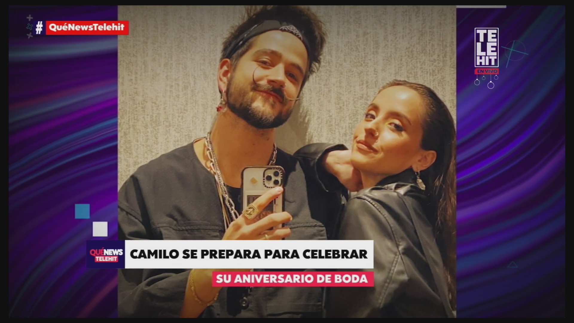 Camilo se prepara para celebrar su primer aniversario de boda con Evaluna | Shows Telehit Música ...