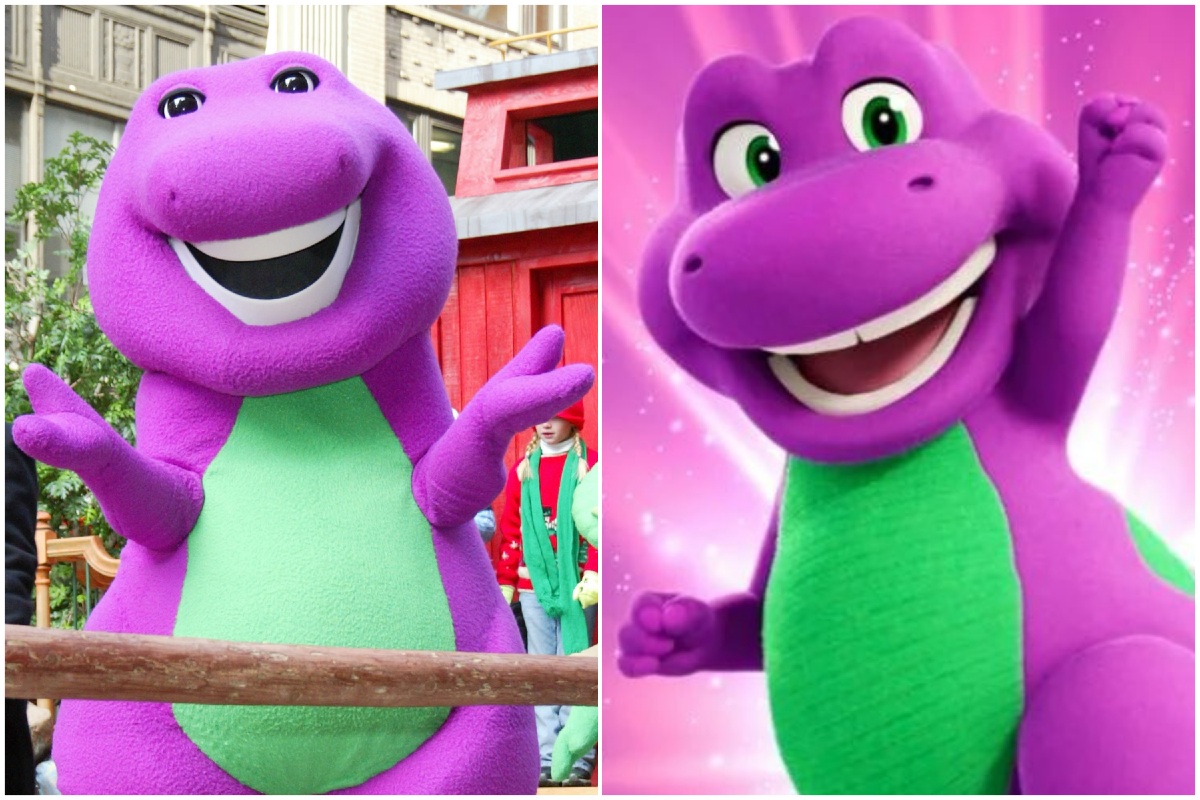 Barney: Las redes reaccionan al nuevo look animado del dinosaurio ...
