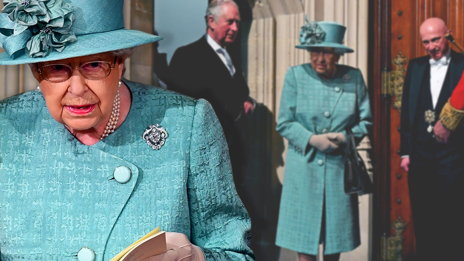 ¿Verde o azul? el abrigo de la reina Isabel II causa polémica en ...