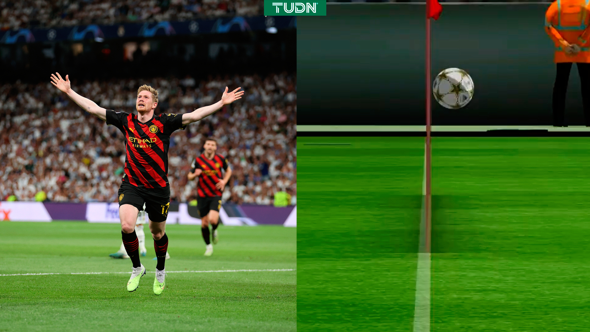 ¿Y el VAR? Exhiben que el balón salió previo al empate del Manchester ...