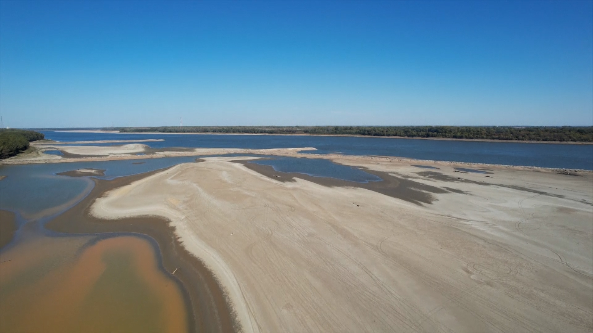 Alarmantes imágenes de la sequía en el río Mississippi que amenaza la ...