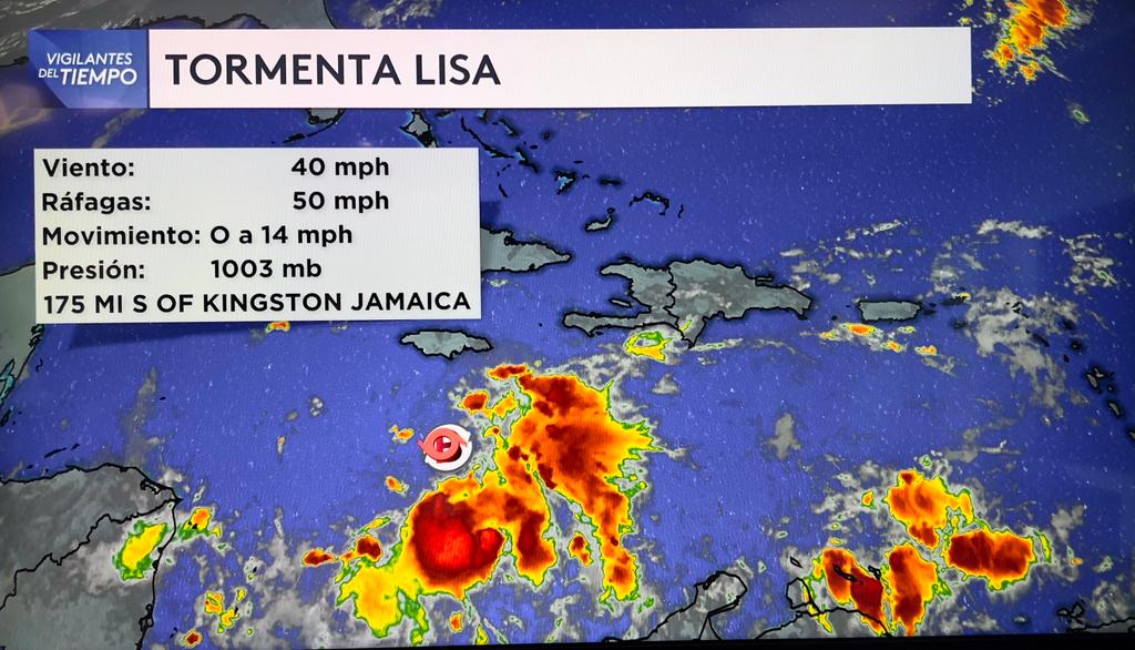 Se forma la tormenta tropical Lisa en el caribe, esta es su trayectoria | Video | Univision 23 ...