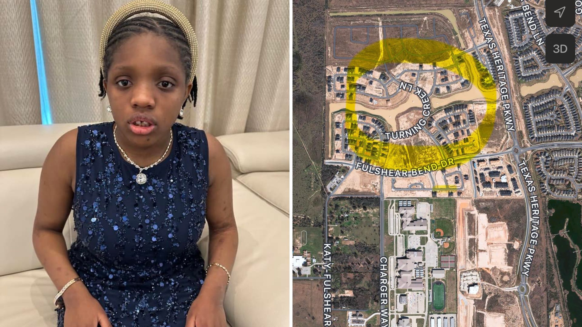 La niña Aisha Adebayo fue hallada sin vida y dentro de un lago en ...