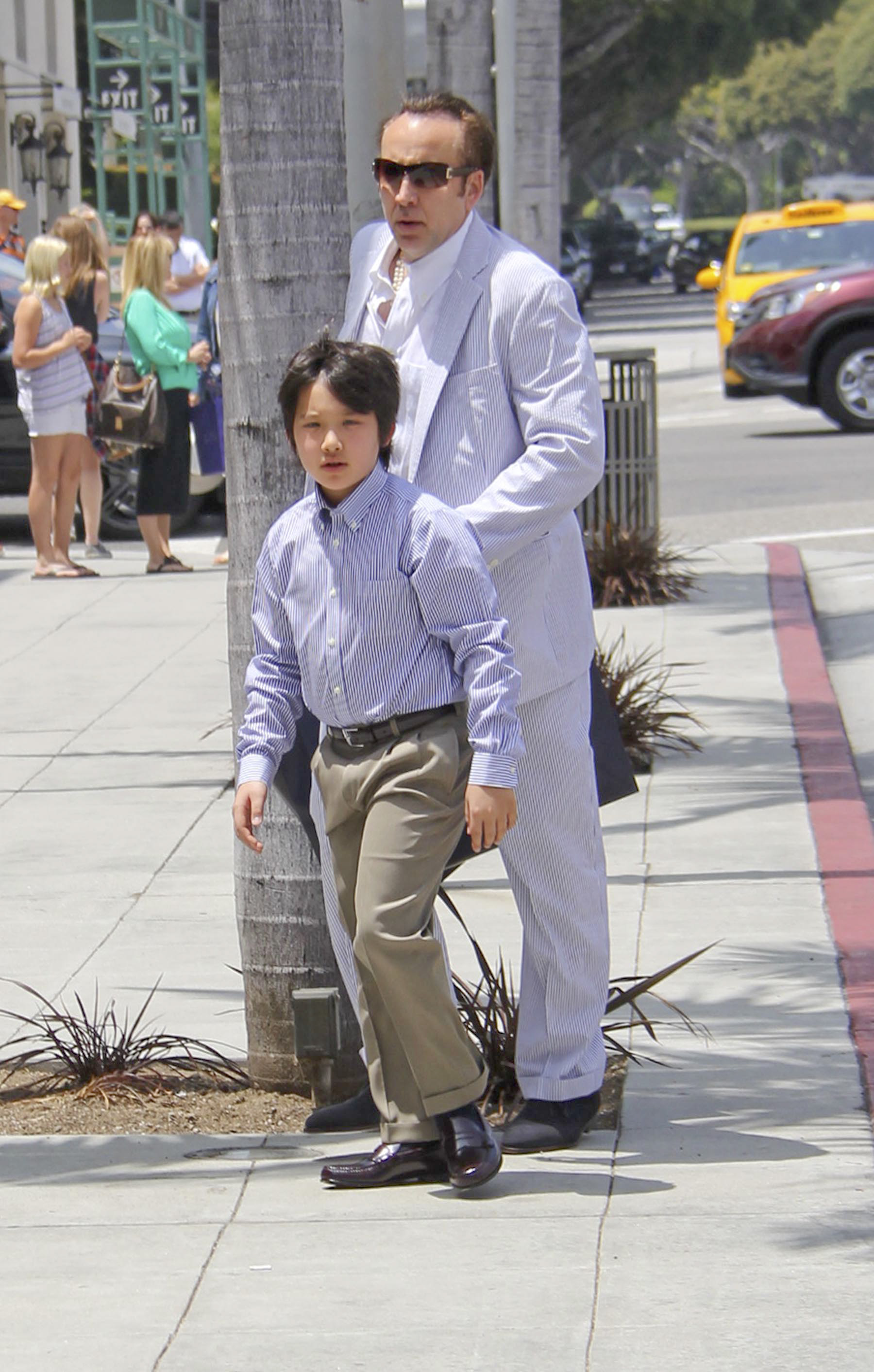 Nicolas Cage Y Su Hijo Kal El